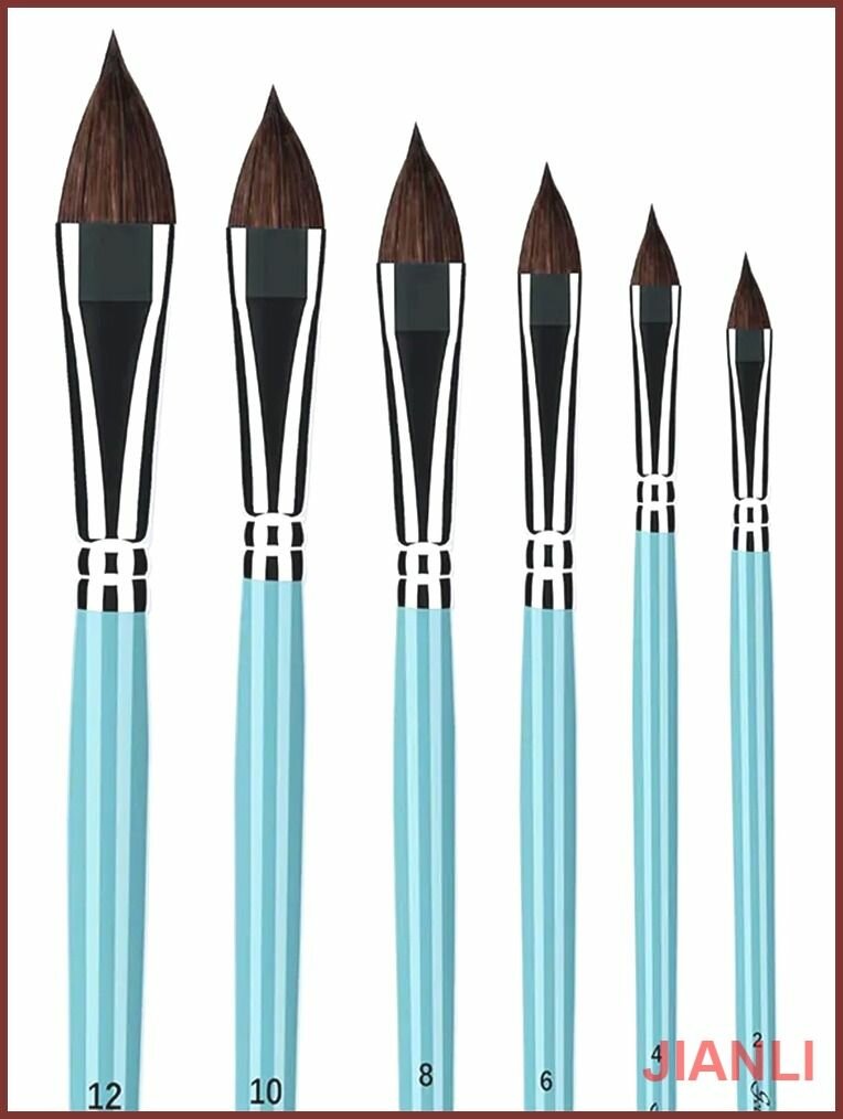 FUUMUUI Набор кистей для рисования Кошачий язык № 2, 4, 6 шт.