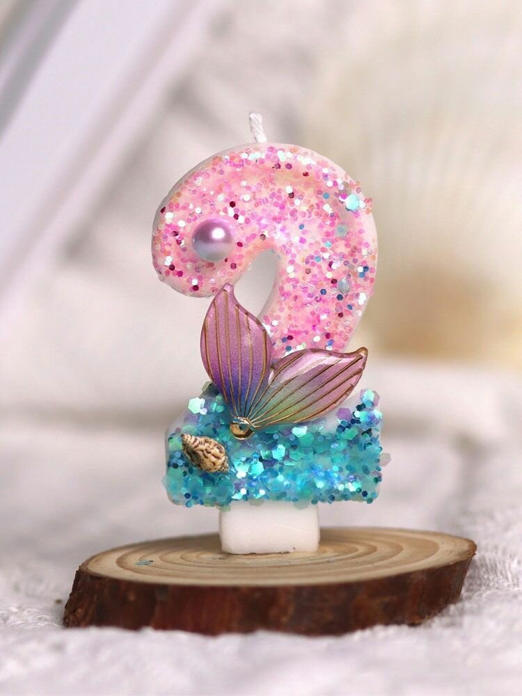 Свечи для торта цифра 2 7.5 см 1 шт