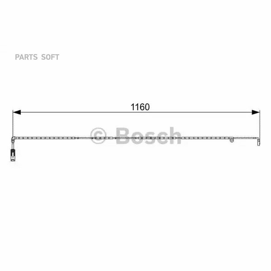 Датчик износа тормозных колодок Датчик износа тормозных колодок задний Range Rover III (LM) BOSCH 1987473055 | цена за 1 шт