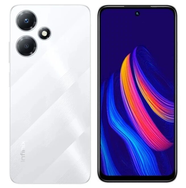 Смартфон Infinix Hot 30 Play 8/128 ГБ, 2 nano SIM, белый