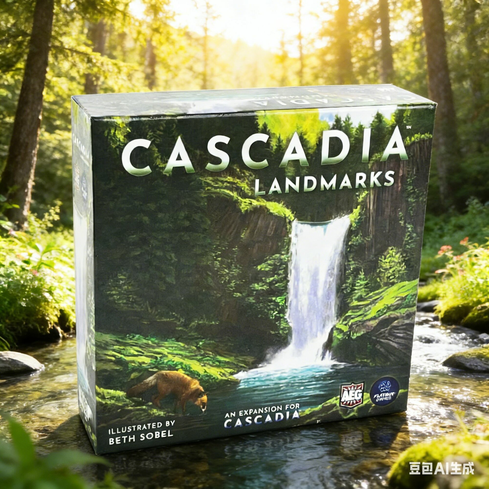 Настольная игра Cascadia: Landmarks (2023) карточное дополнение, новинка