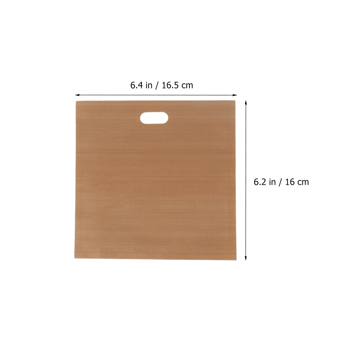 Термостойкие тефлоновые пакеты для хлеба, тостов, с антипригарным покрытием (16*16,5 см), 5 шт./упаковка.