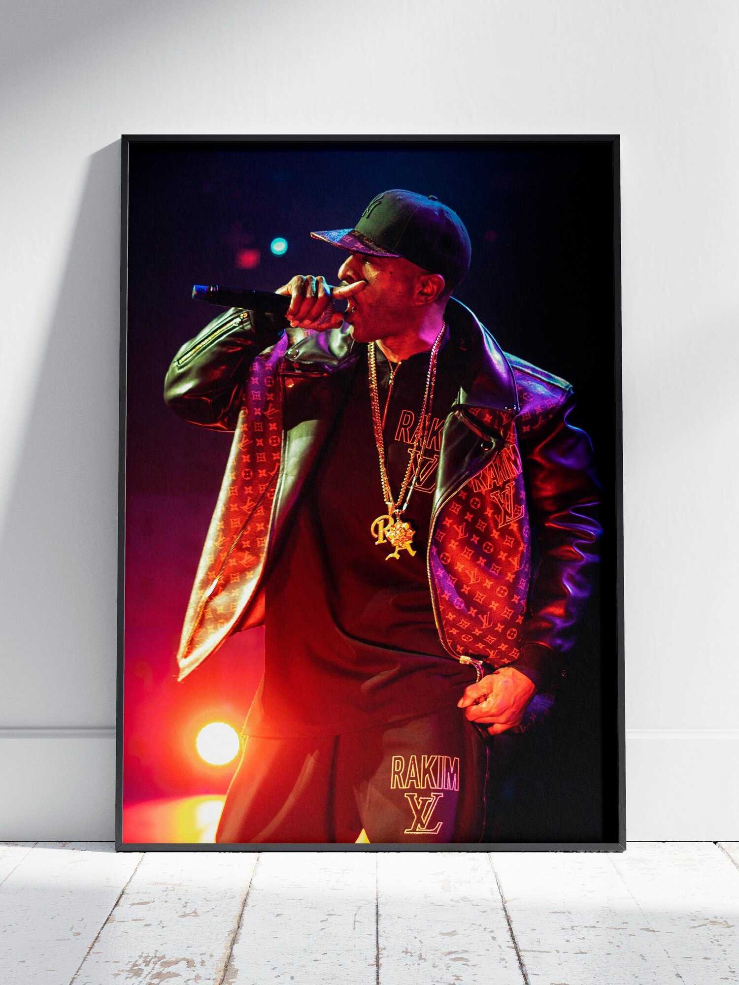 Плакат на стену для интерьера Раким (Rakim 1) - Постер по музыке и артисту формата A4 (21x30 см)