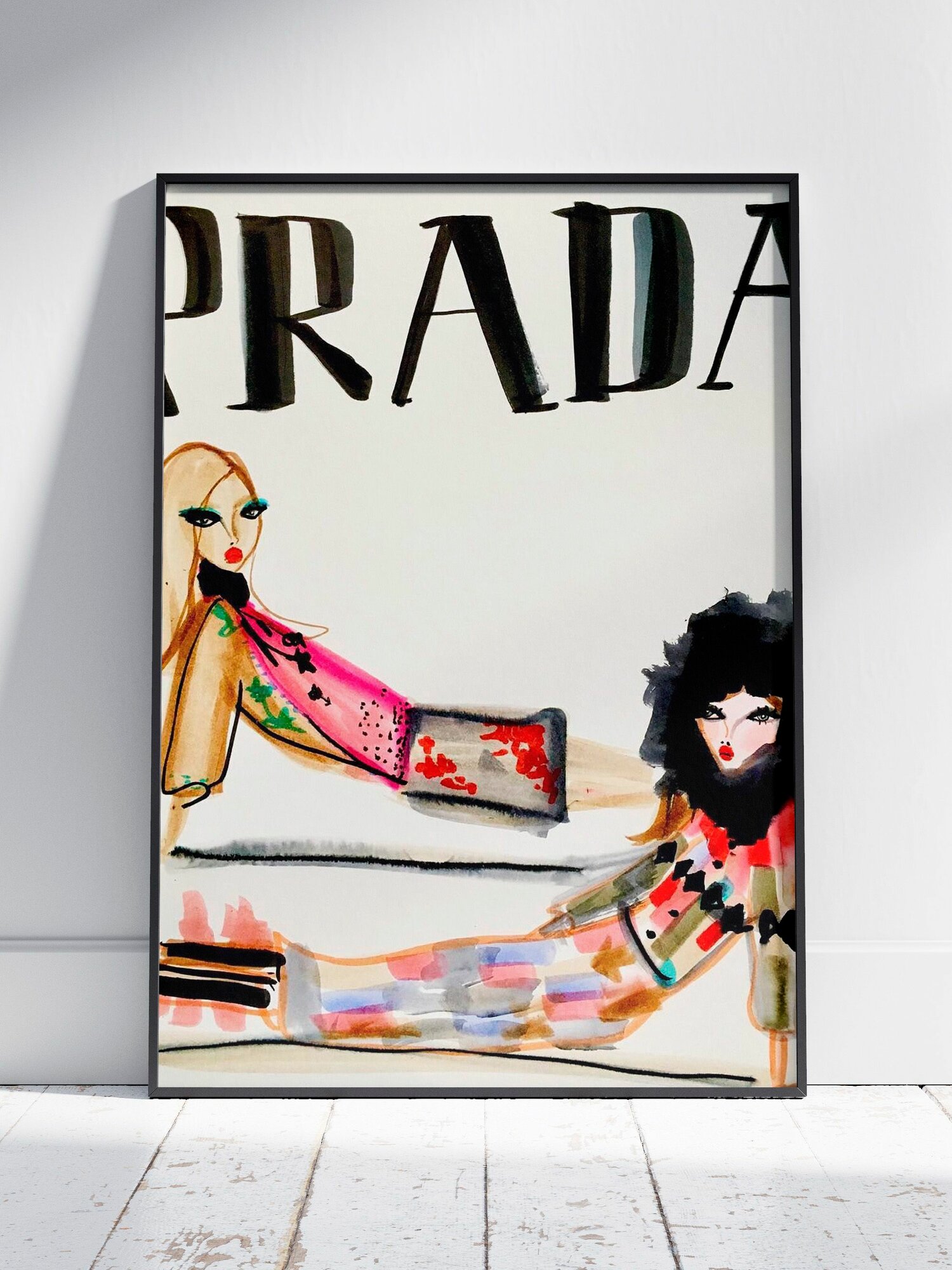 Плакат на стену для интерьера Прада (Prada 8) - Постер по модели, бренду и моде формата A4 (21x30 см)