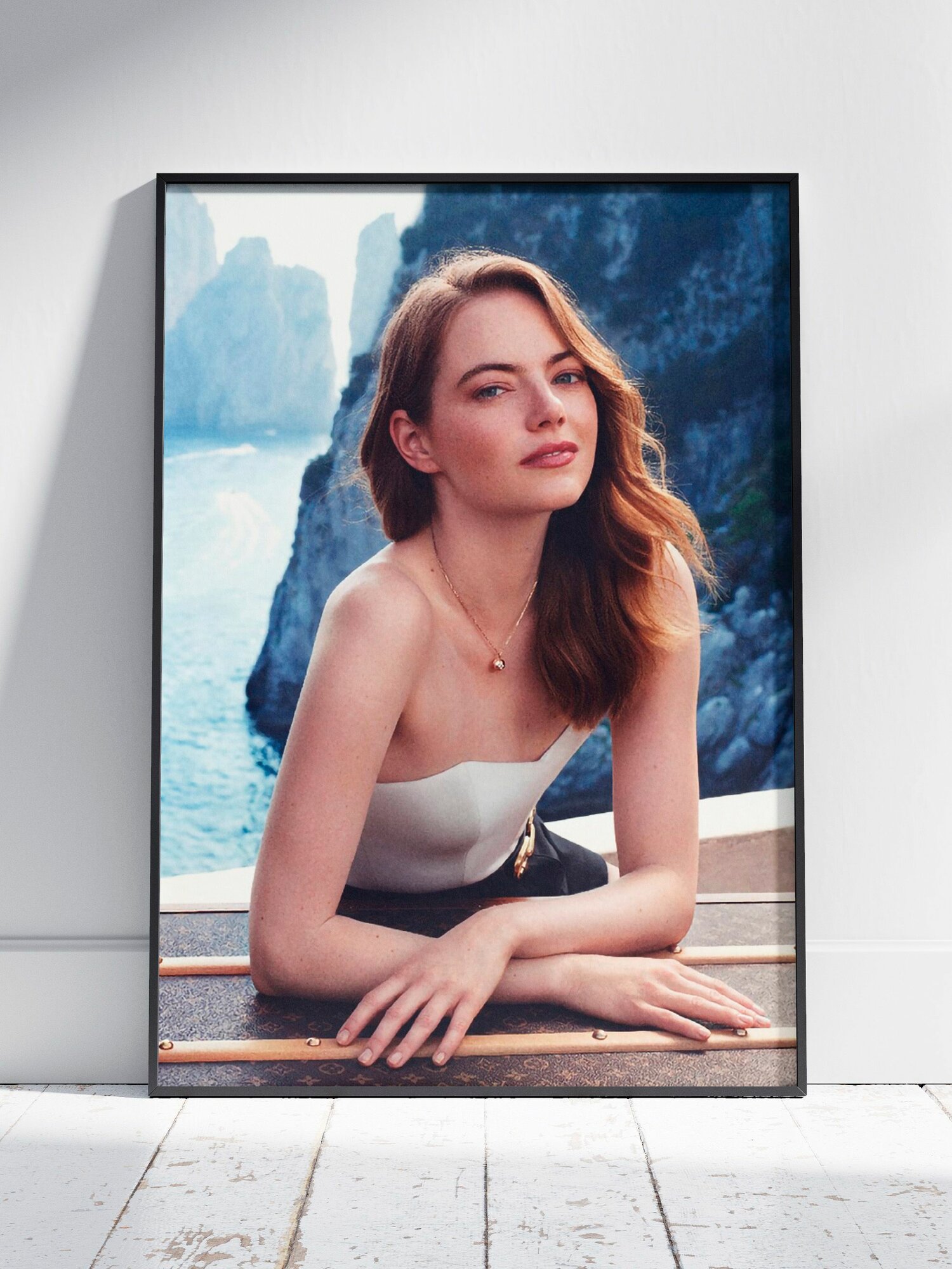 Плакат на стену для интерьера Эмма Стоун (Emma Stone 8) - Постер по актеру фильма, кино, сериала формата A4 (21x30 см)