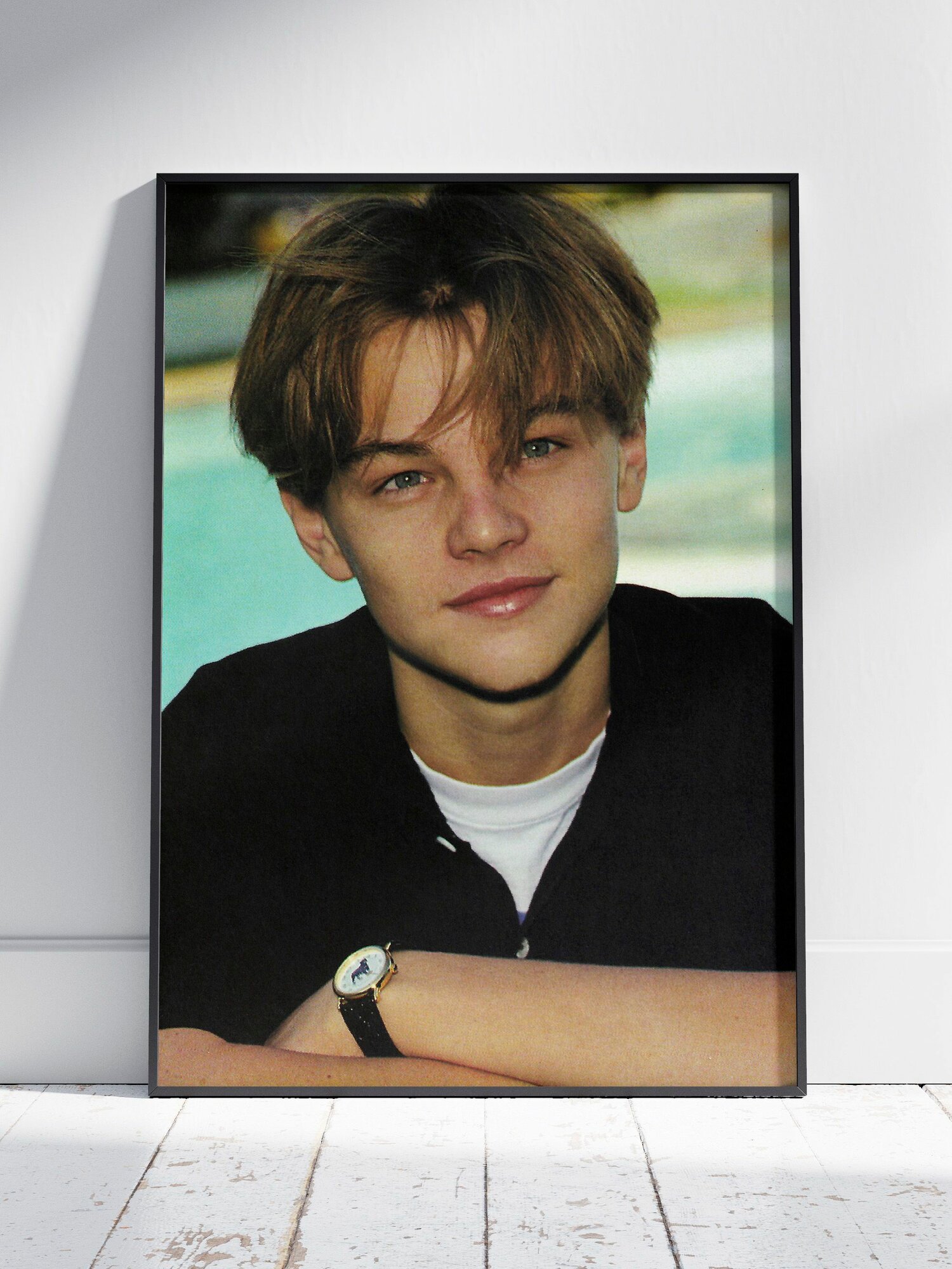 Плакат на стену для интерьера Леонардо Ди Каприо (Leonardo DiCaprio 17) - Постер по актеру фильма, кино, сериала формата A4 (21x30 см)