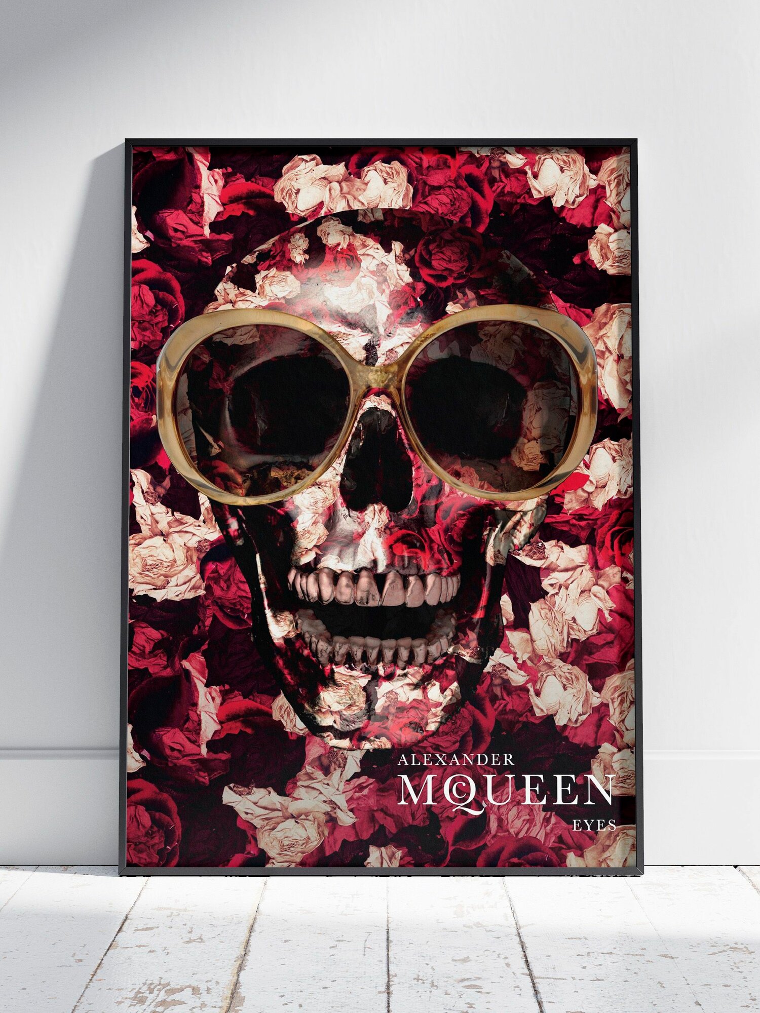 Плакат на стену для интерьера Александр Маккуин (Alexander McQueen 3) - Постер по модели, бренду и моде формата A4 (21x30 см)