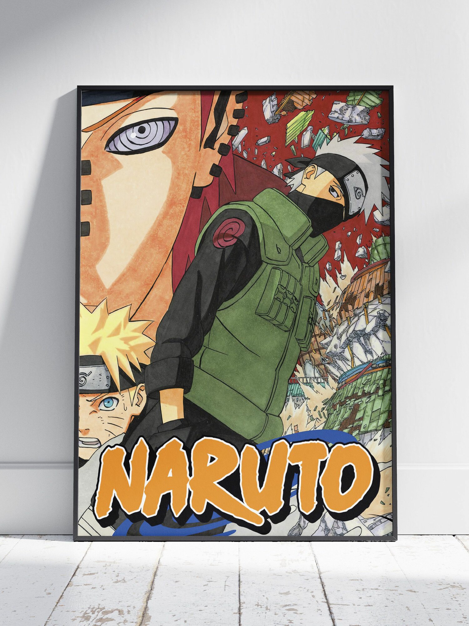 Плакат на стену для интерьера Наруто Ураганные Хроники (Naruto 65) - Постер по аниме и японской анимации формата A4 (21x30 см)