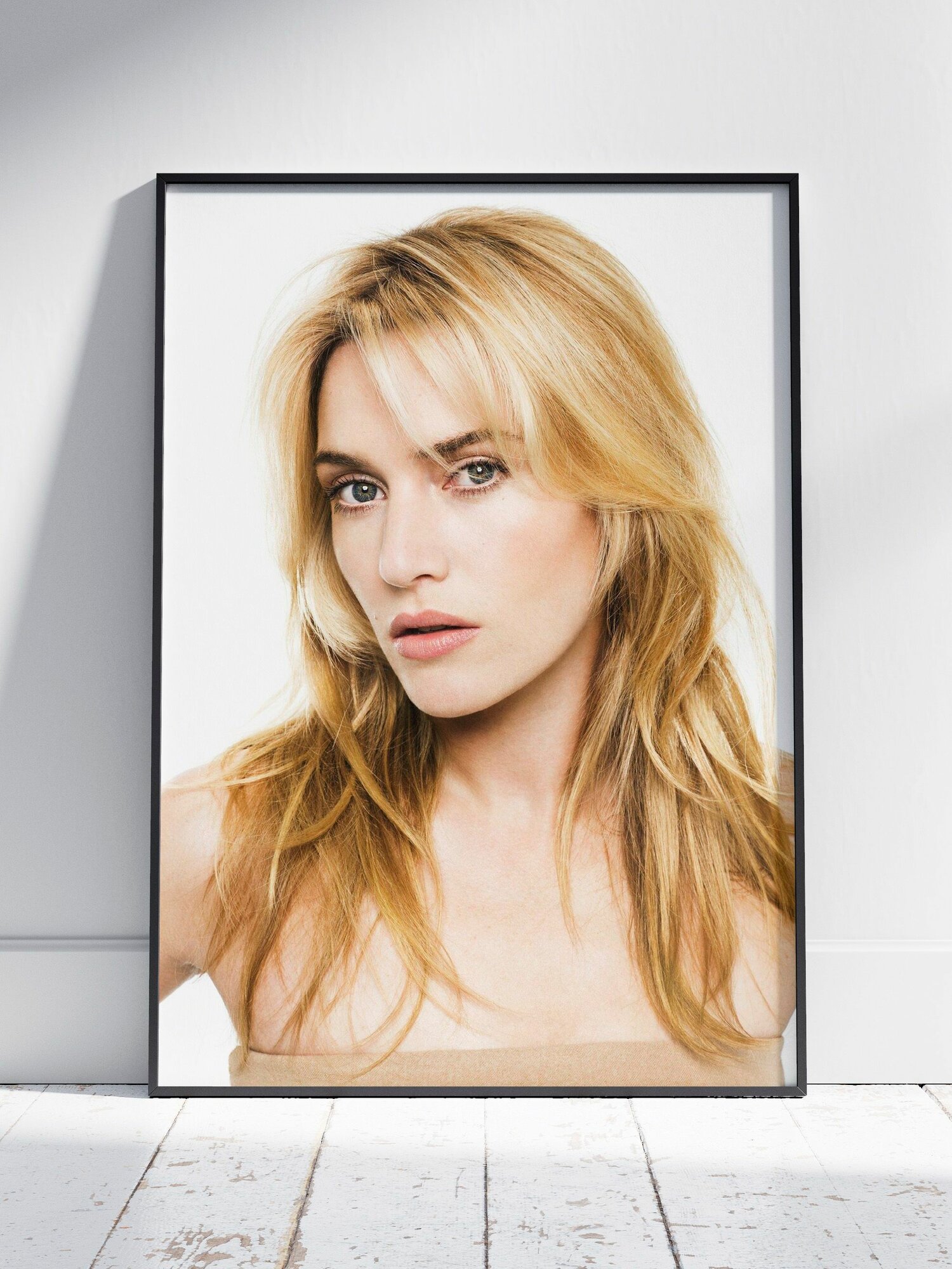 Плакат на стену для интерьера Кейт Уинслет (Kate Winslet 1) - Постер по актеру фильма, кино, сериала формата A4 (21x30 см)