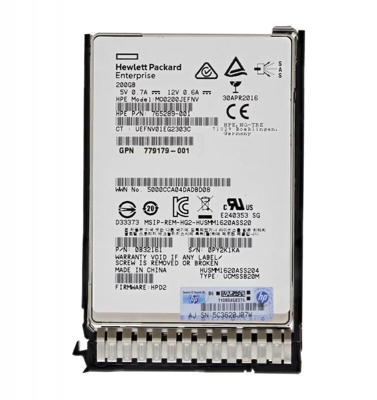 Жесткий диск HP 780430-001 200Gb SAS 2,5" SSD