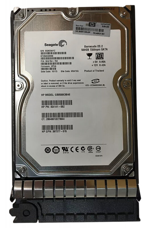 Жесткий диск HP 9CA154-783 500Gb SATA 3,5" HDD