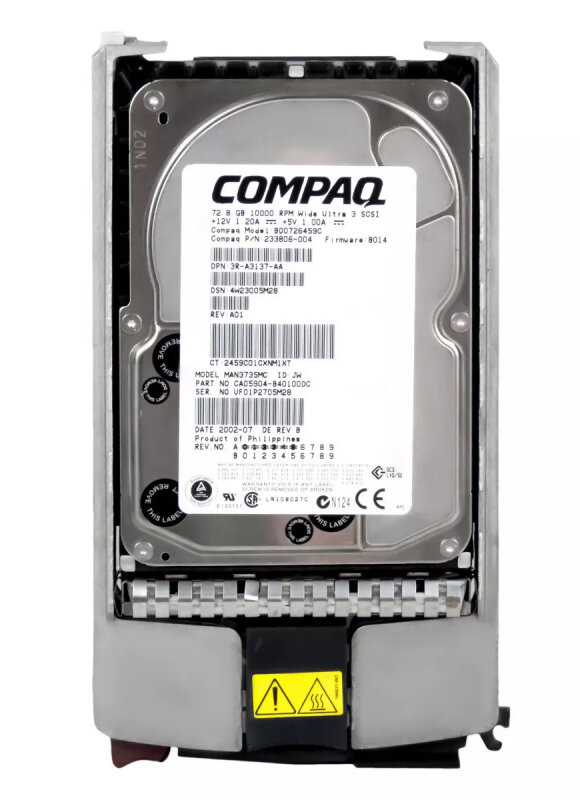 Жесткий диск HP BD0726459C 72,8Gb U160SCSI 3.5" HDD