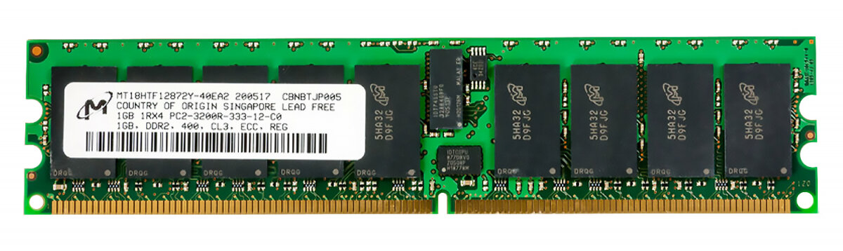 Оперативная память Micron MT18HTF12872Y-40EA2 DDRII 1024Mb