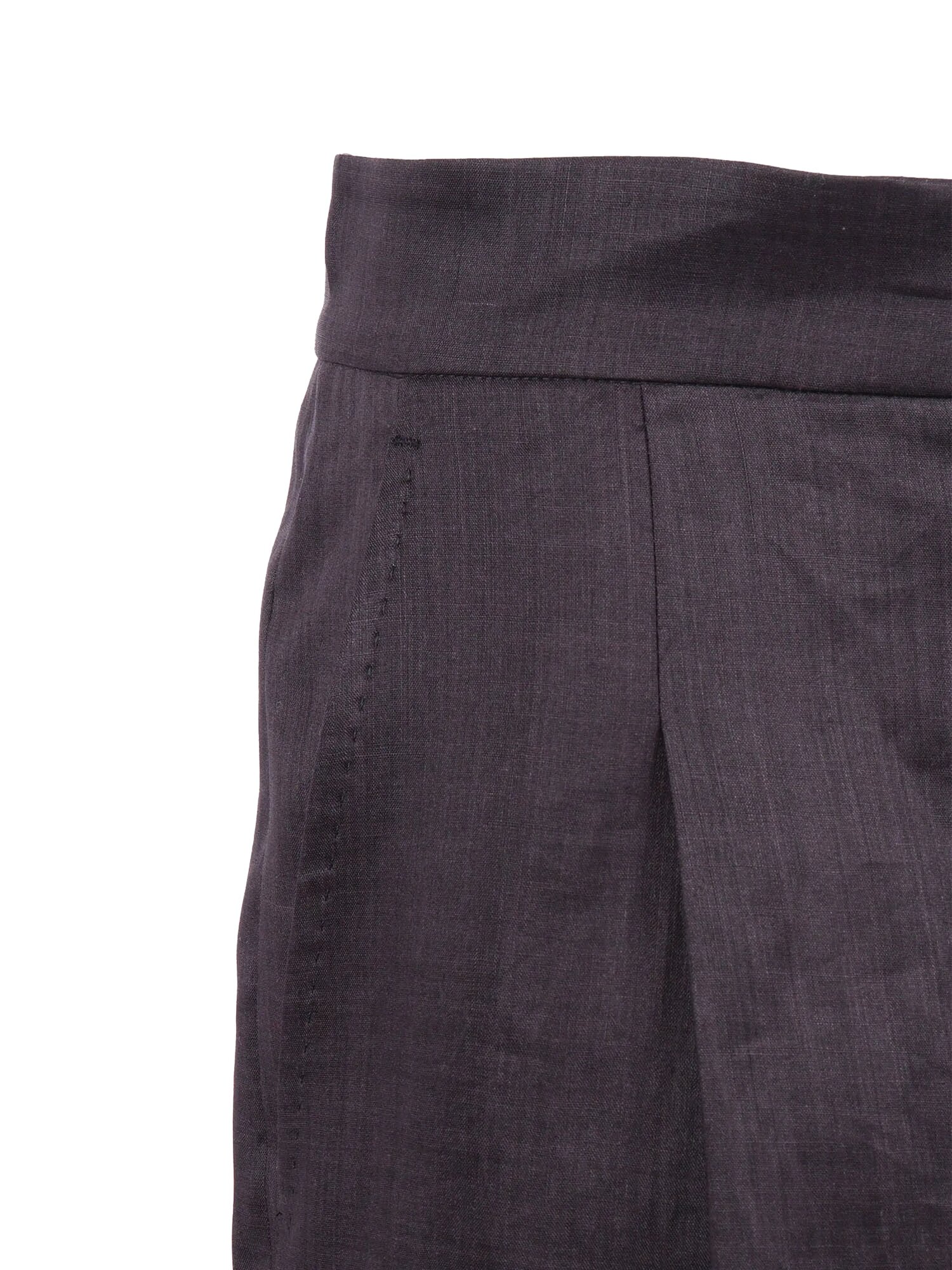 Брюки Max Mara Pleated trousers, размер 44, черный — фото 1
