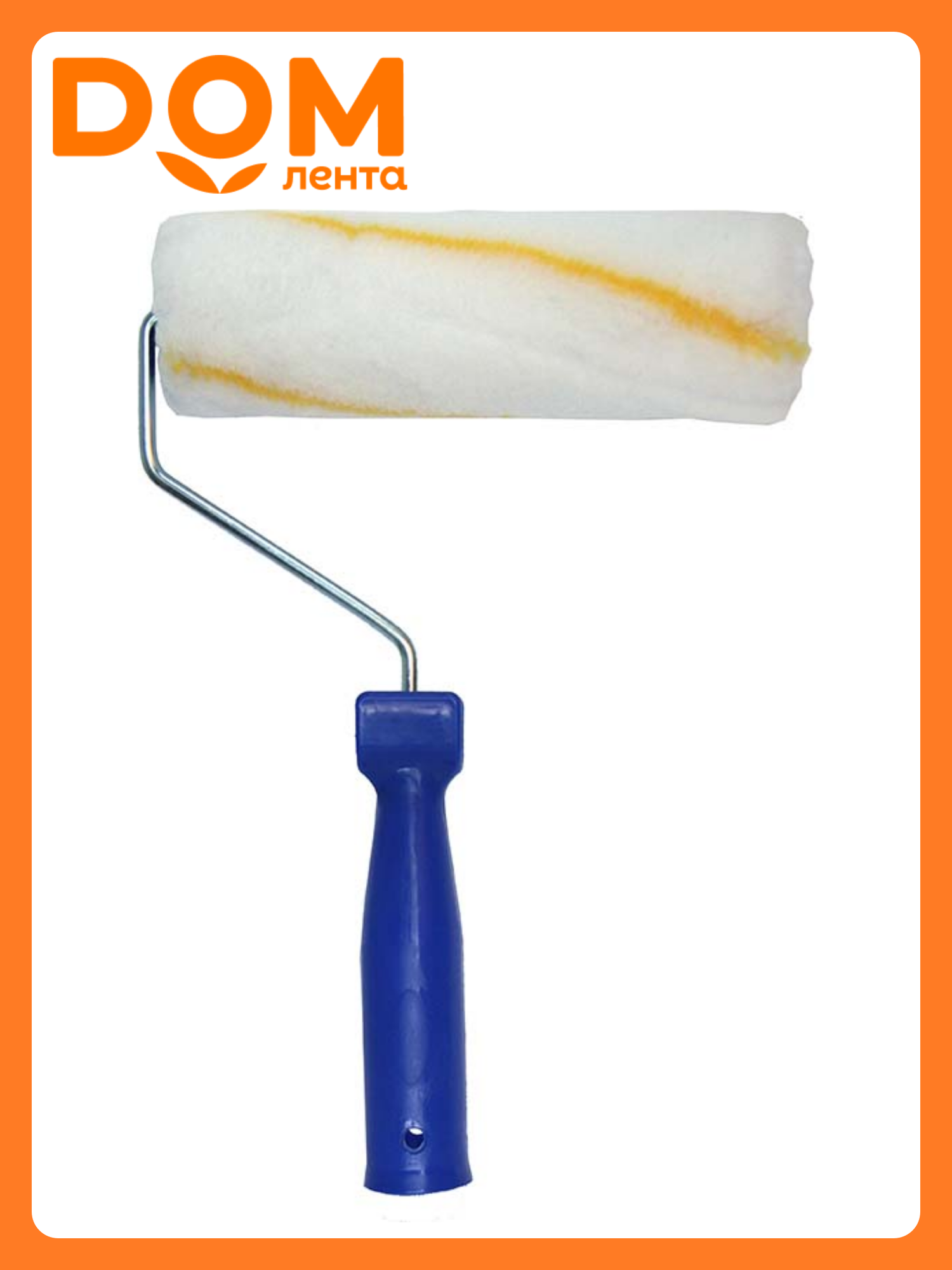 Валик в сборе KORVUS искусственный мех 12/40/180мм, под ручку 6мм