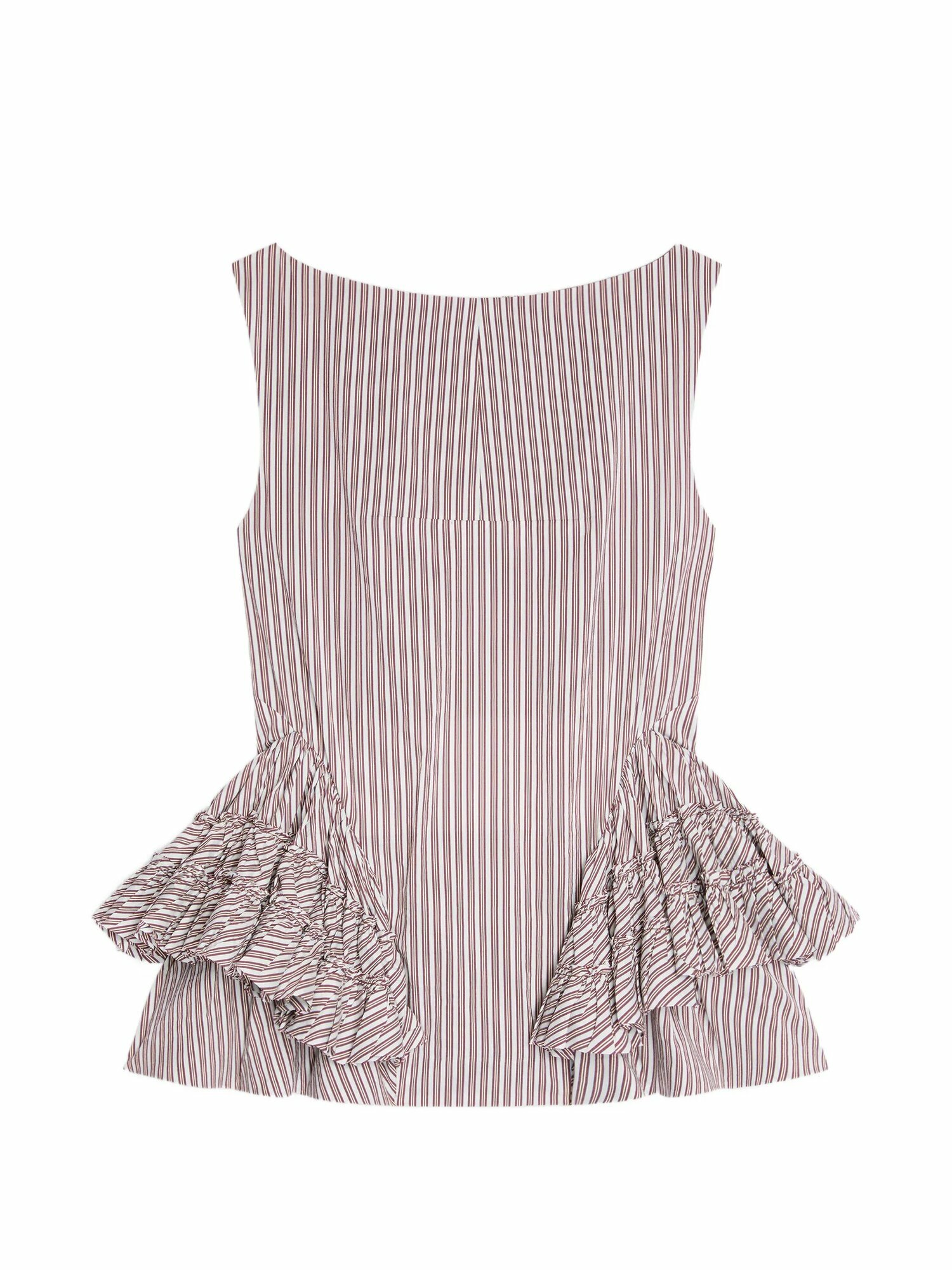 Топ Ruffled peplum top