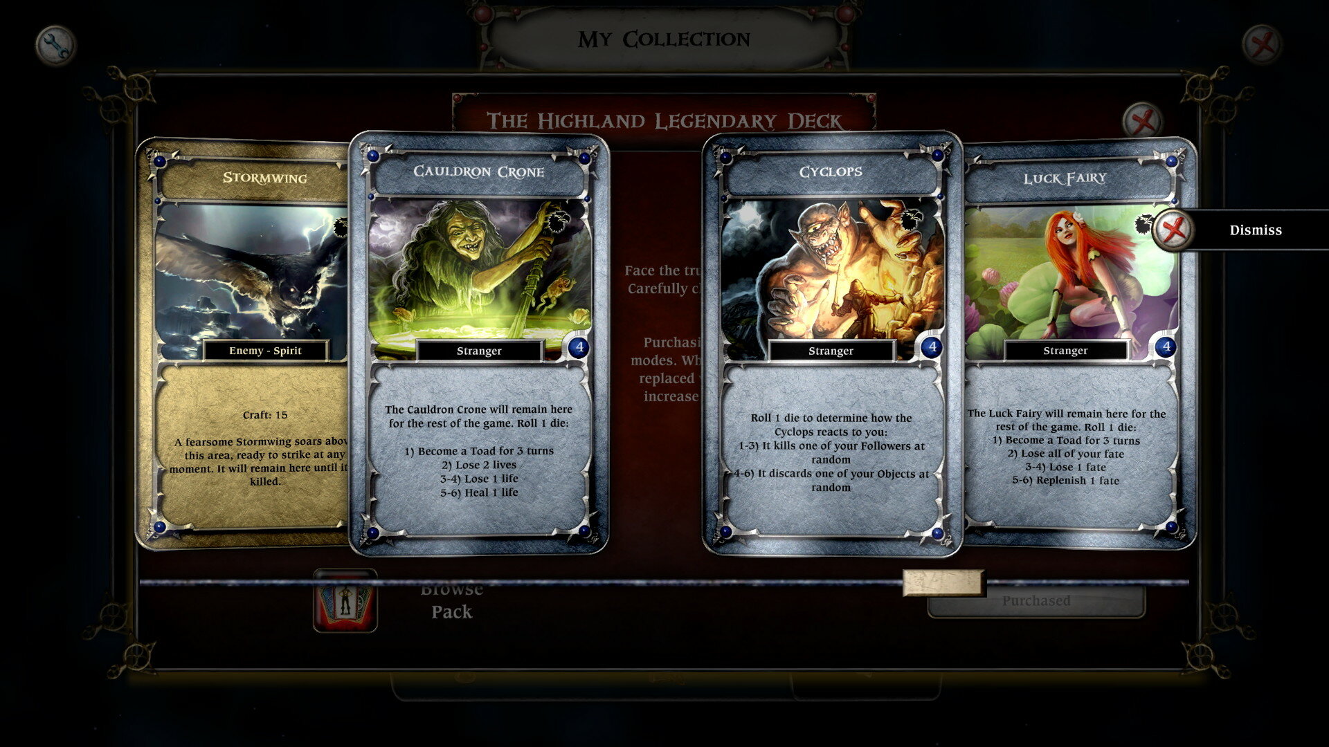 Talisman - The Highland Дополнение: Legendary Deck DLC PC Steam Ключ
