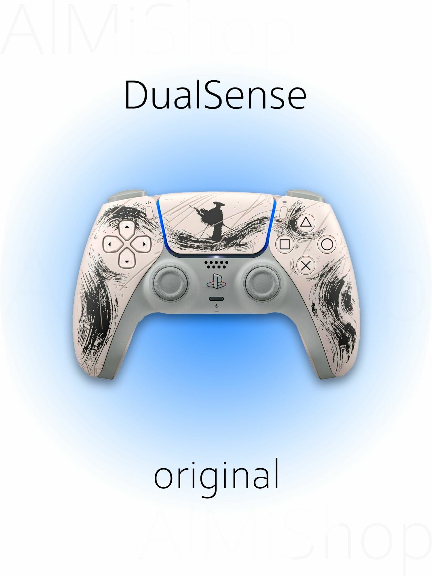 Беспроводной геймпад Sony DualSense для PS5, Ghost of Yotei Black (Limited Edition)