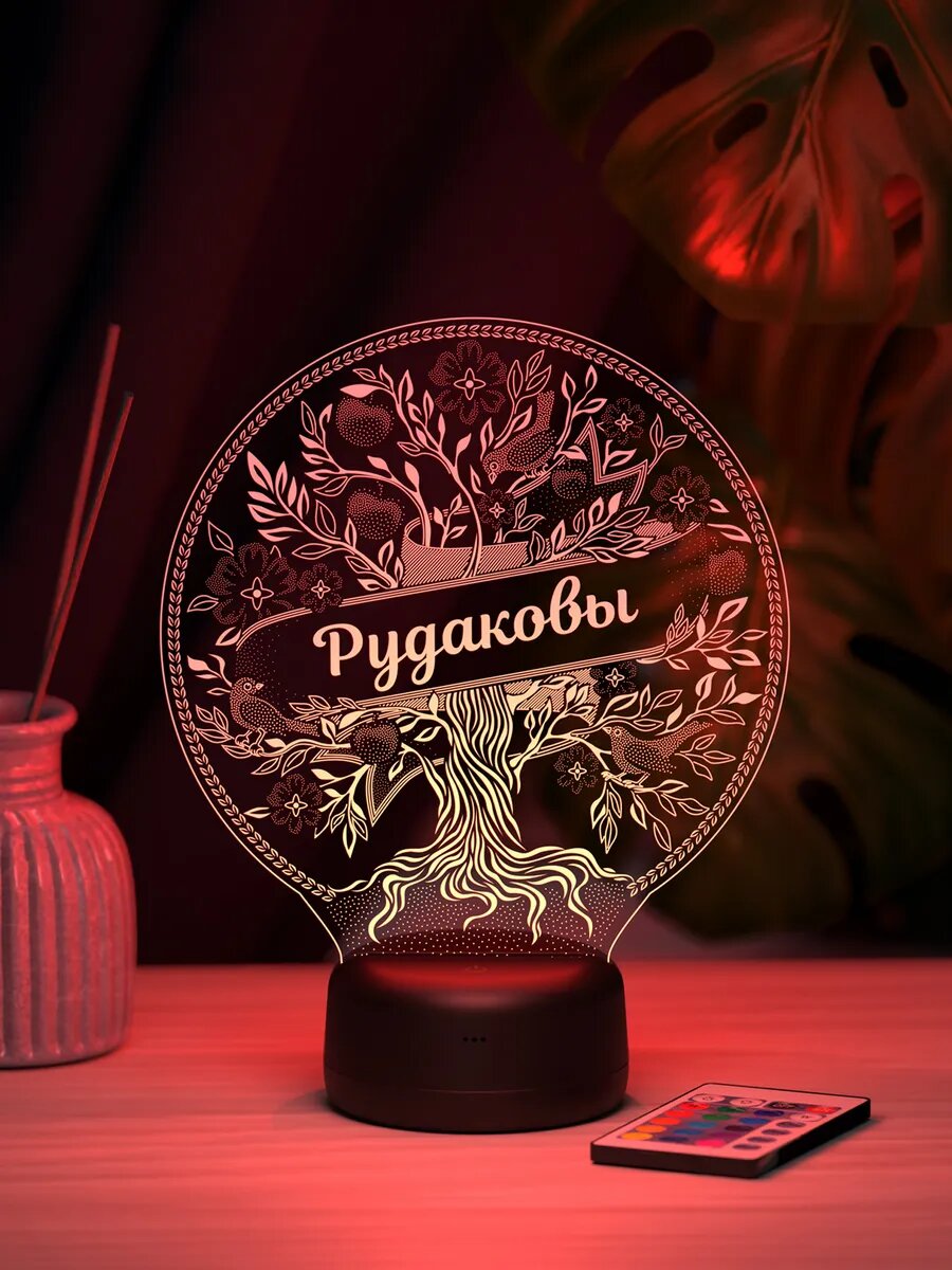 Ночник «Рудаковы - фамильное древо»