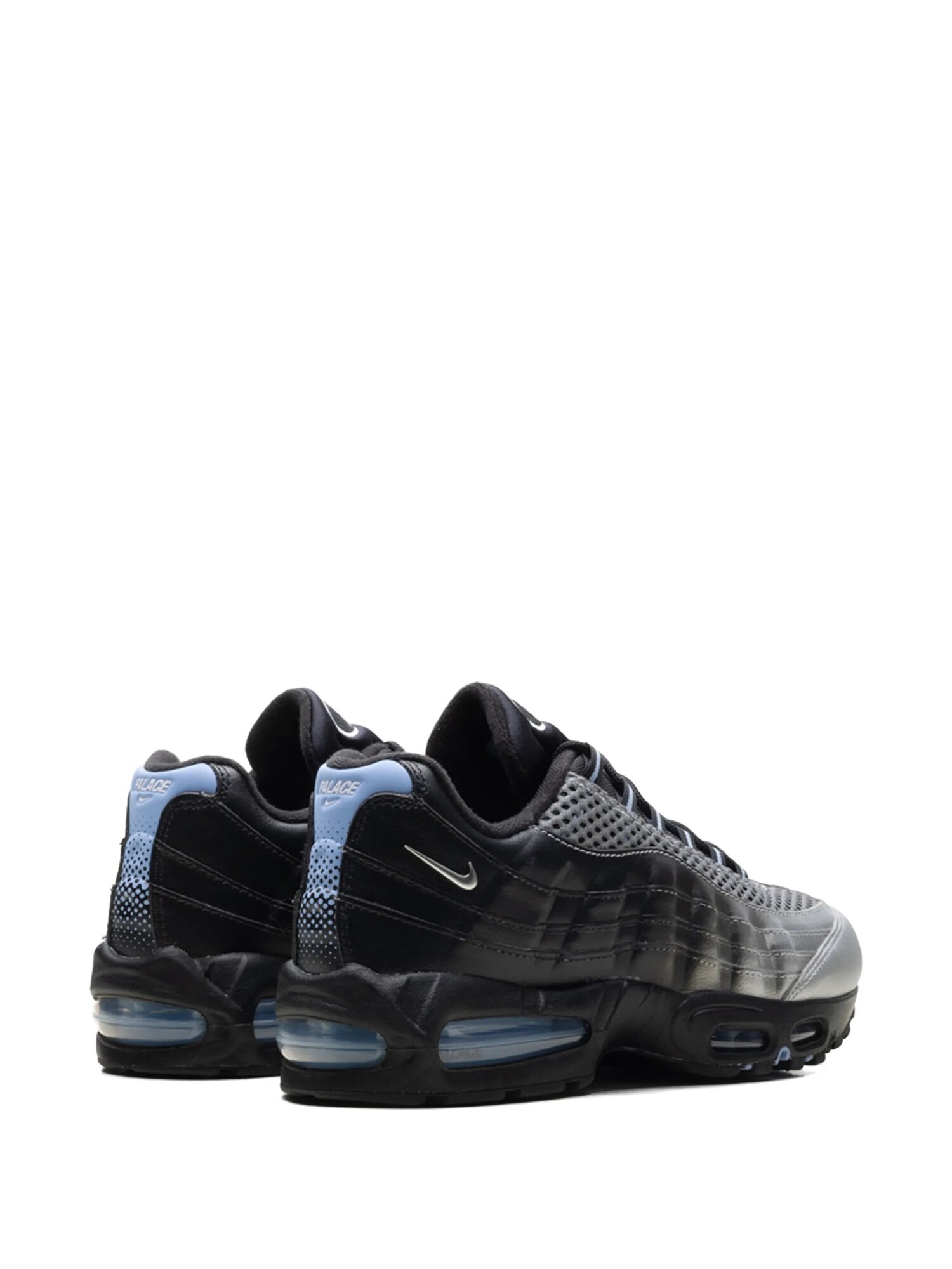 Кроссовки NIKE Air Max 95 Big Bubble sneakers, размер 8.5 US, black/black — фото 1