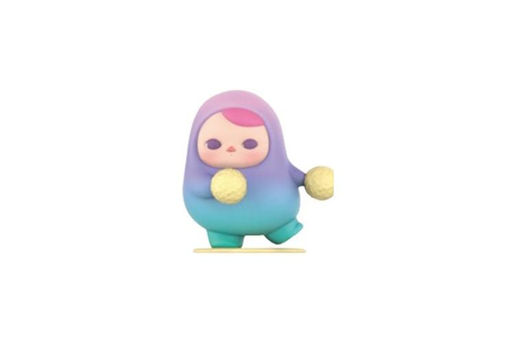 Коллекционная фигурка унисекс POP MART PUCKY Relaxation Bean, Confirmed-Pom Beads (Open)