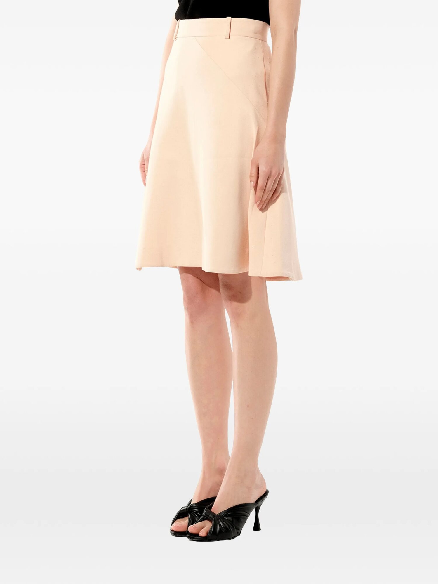 Юбка BALENCIAGA Panelled midi skirt, размер 36, разноцветный — фото 1