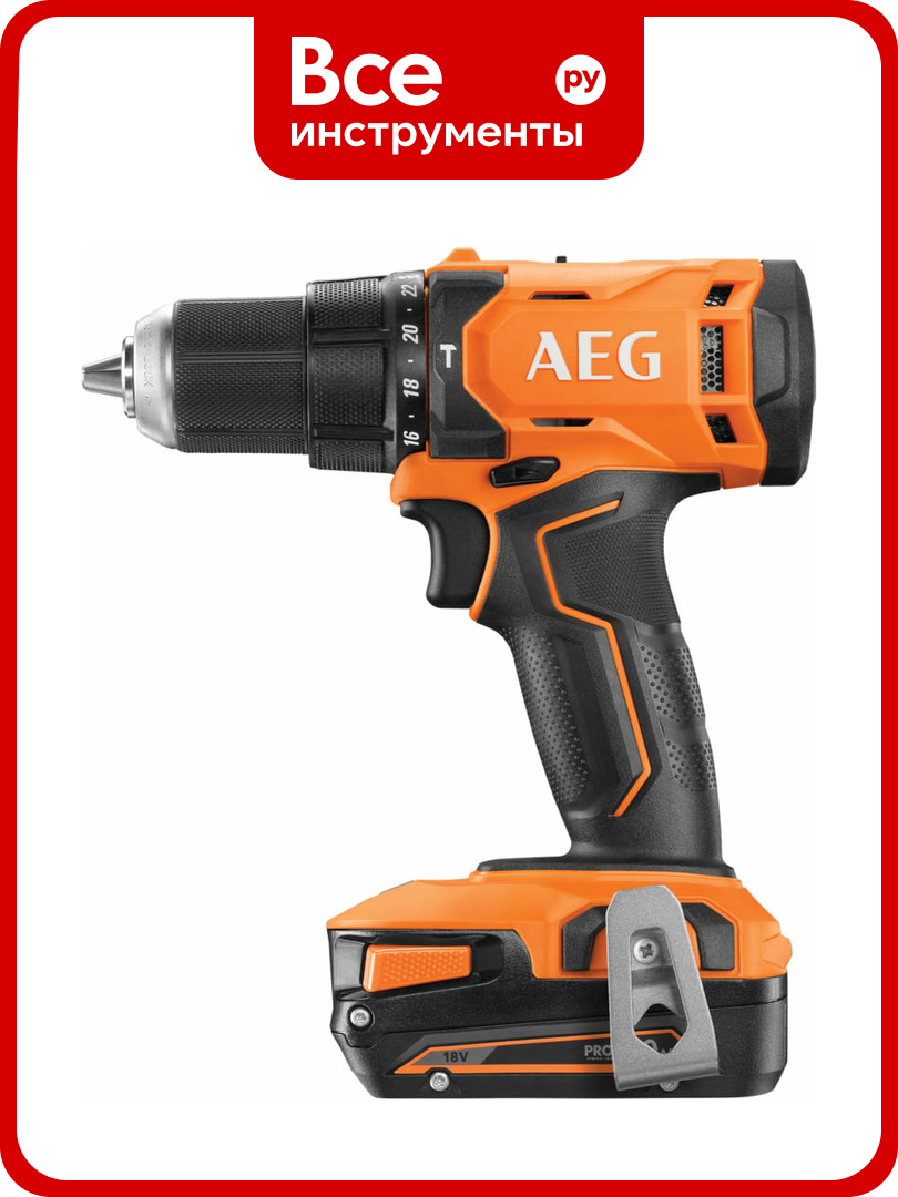 Ударная дрель-шуруповерт AEG BSB18G4-202C 4935478631