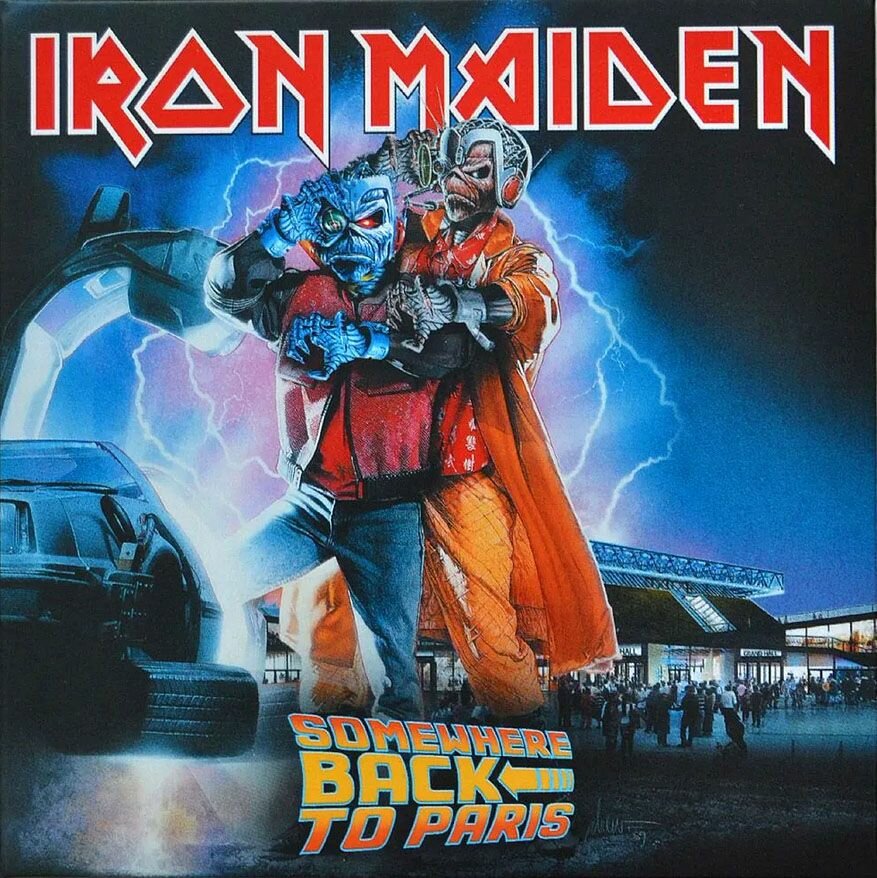 IRON MAIDEN - SOMEWHERE BACK TO PARIS Live France 1986 Somewhere On Tour 2CD (компакт диск, Digisleeve, концерт)