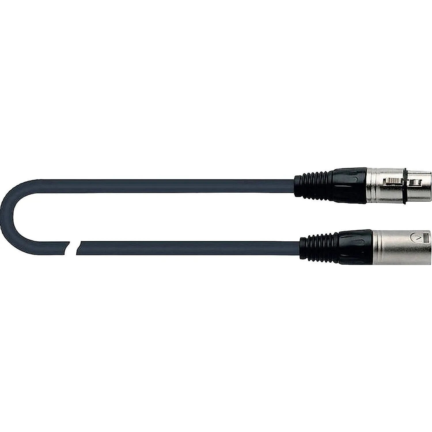 Кабель QUIK LOK MX775-5, микрофонный, 5 м, XLR/F-XLR/M, черный (MX/775-5)