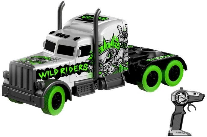 Радиоуправляемый грузовик - тягач WILD RIDERS (2WD, акб, 1:16) - GM1930-GREEN