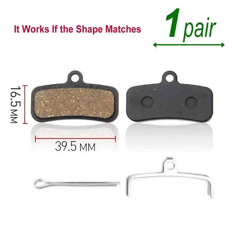 Тормозные колодки полимерные Shimano D02S черные 1pair