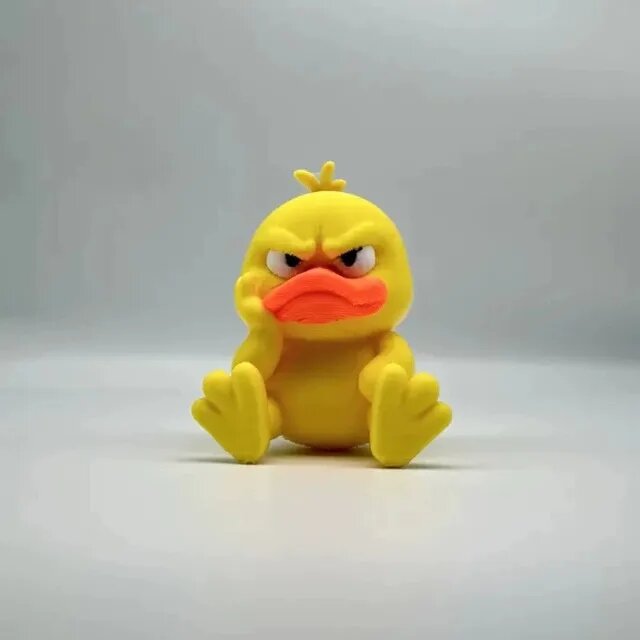 Статуэтка Angry Yellow Duck, цвет Sit