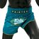 Трусы боксерские Fairtex Базовая коллекция, размер L, лазурный