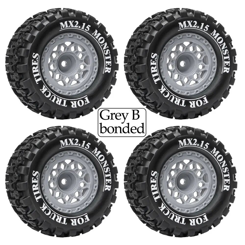Шины Mx2.15 100*52 мм черные для 1/16 Traxxas Mini Maxx Xrt E-revo