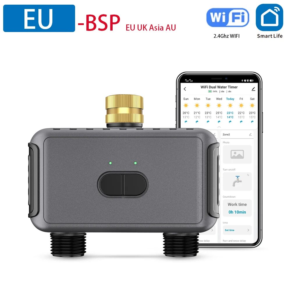 Умный Wi-Fi Таймер Полива EU Version BSP