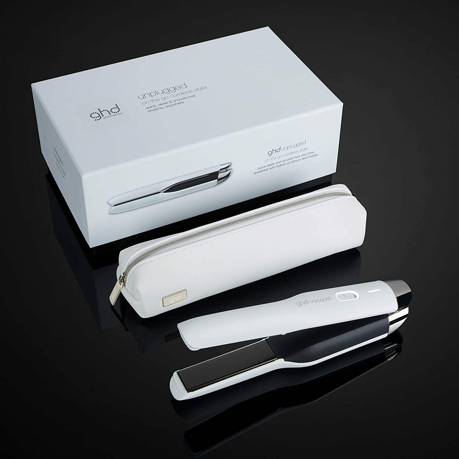 Ghd Беспроводной выпрямитель для волос Unplugged white, 22мм