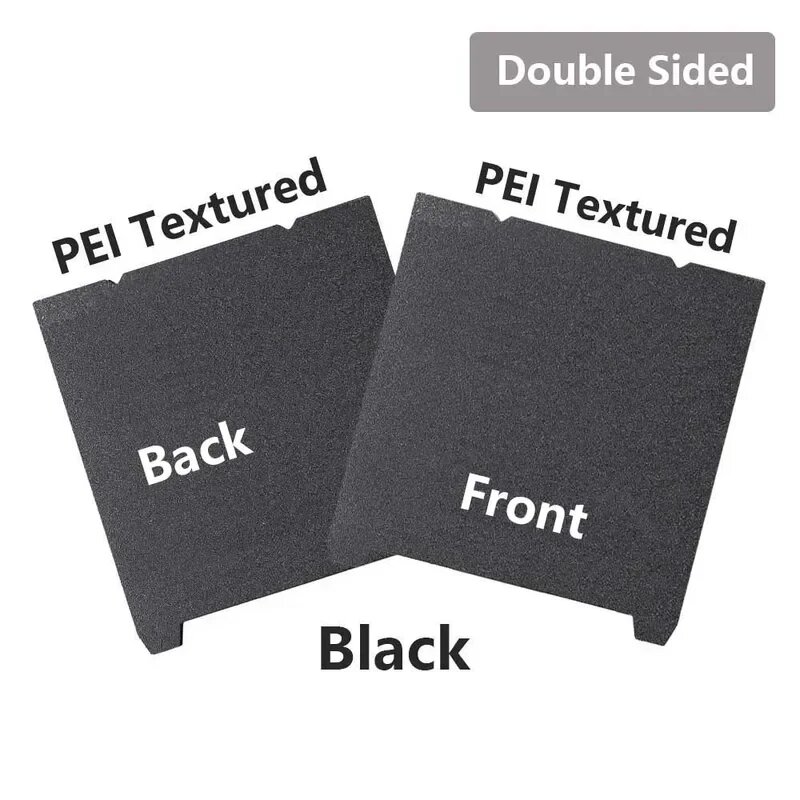 Двухсторонняя пружинная пластина для Creality K1 / K1 MAX TWO For Ender 3 S1 Pro, PEI-PEI Black