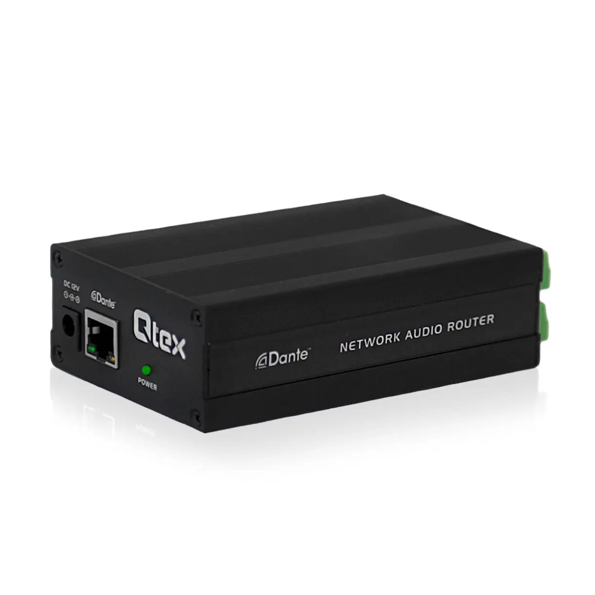 Транскодер аналоговых аудиосигналов и сигналов Dante Qtex QAI 2BY2iPOE