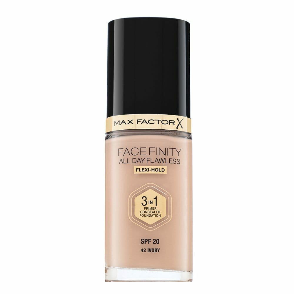 Тональный крем Max Factor Facefinity All Day Flawless Flexi-Hold 3in1 Primer Concealer Foundation SPF20 42 30 мл
