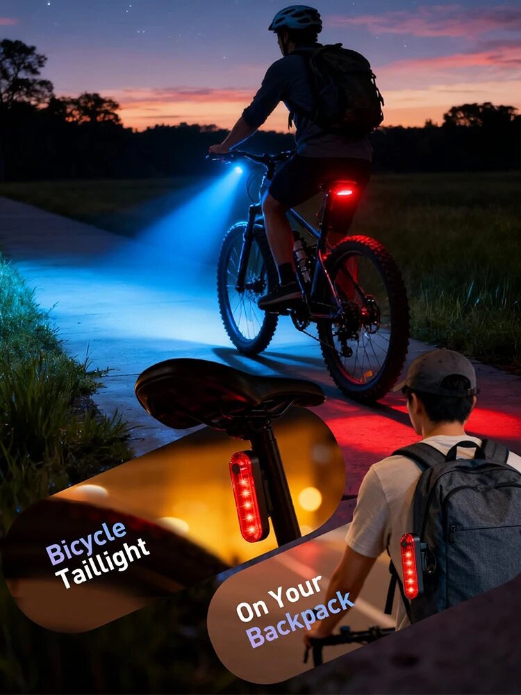 Велофонарь T6 LED USB BK02 — фото 1