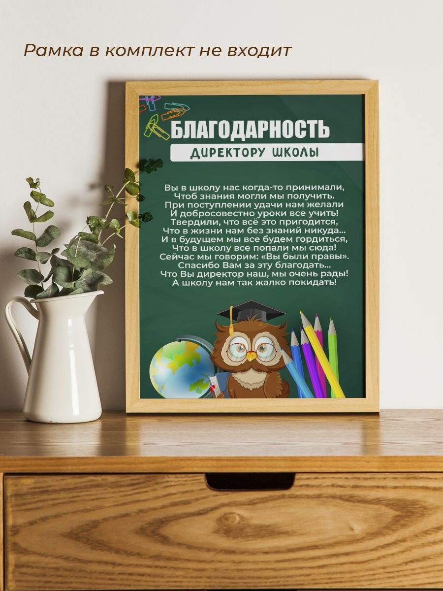 Благодарность директору школы — фото 1