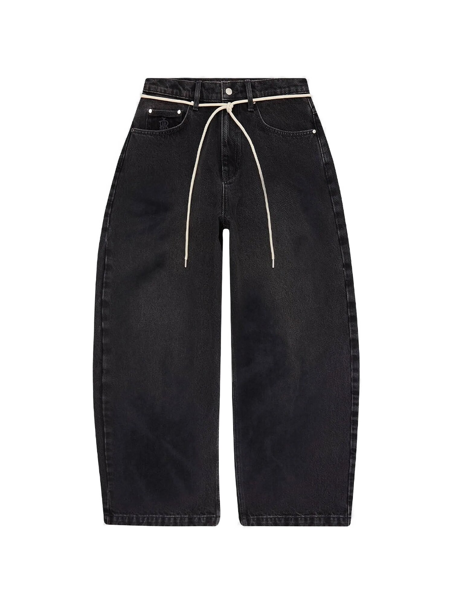 Джинсы Wide-leg drawstring-waist jeans 