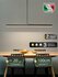 Подвесная LED люстра RUIXTIPAD TM234, черная, прямоугольная, 100 см, 3 цвета све...