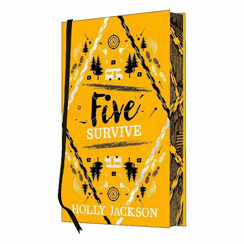 Книга Jackson Holly "Five Survive" 2025 года, мягкий переплет, английский язык