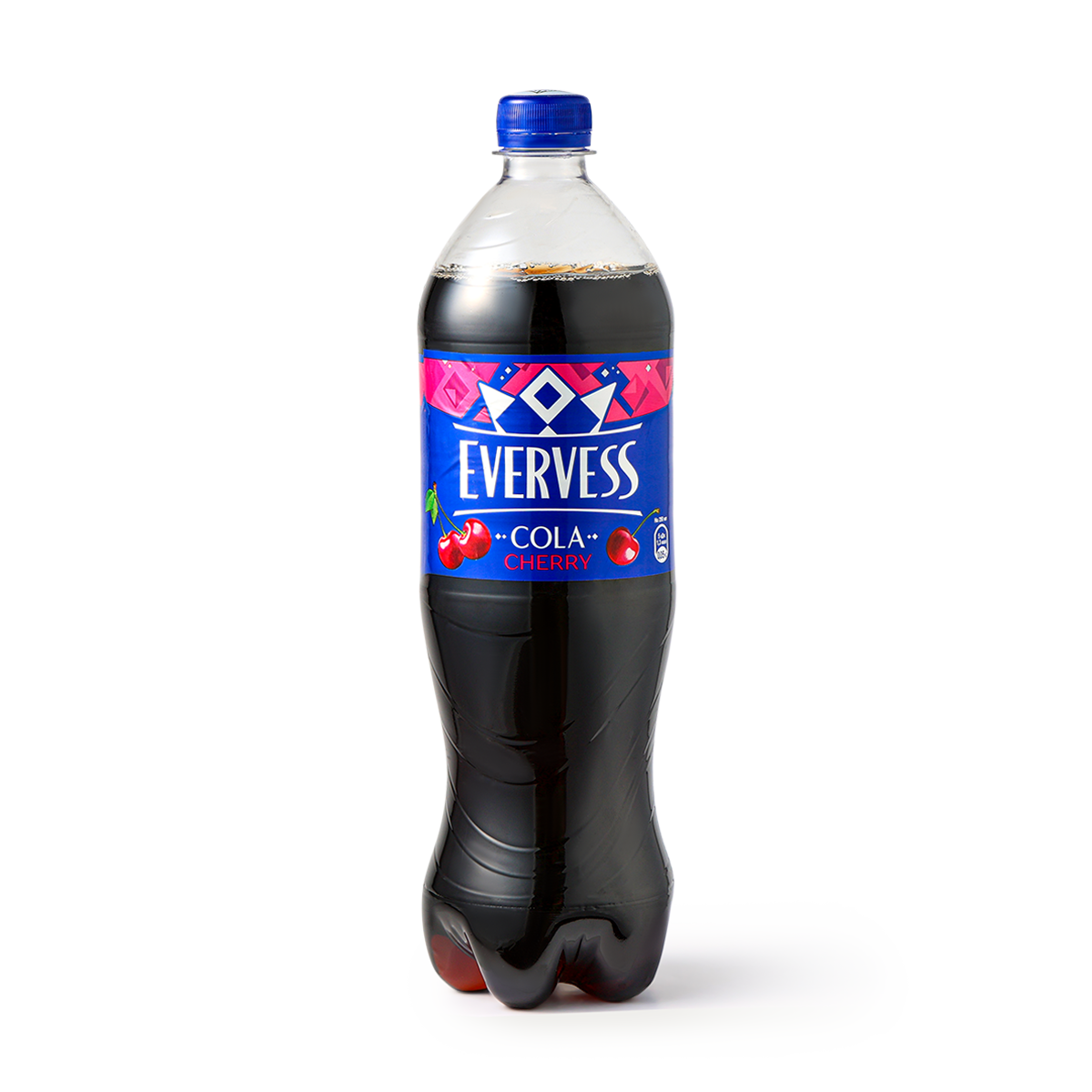 Напиток Evervess "Cola вишня", газированный, 1 л, 1 упаковка