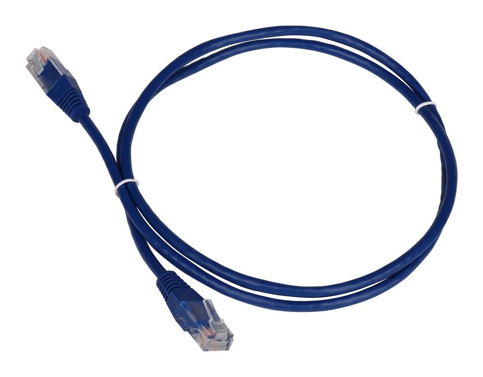 Патч-корд Lanmaster TWT-45-45-2.0-BL вилка RJ-45-вилка RJ-45 кат.5е 2м синий ПВХ (уп:1шт)