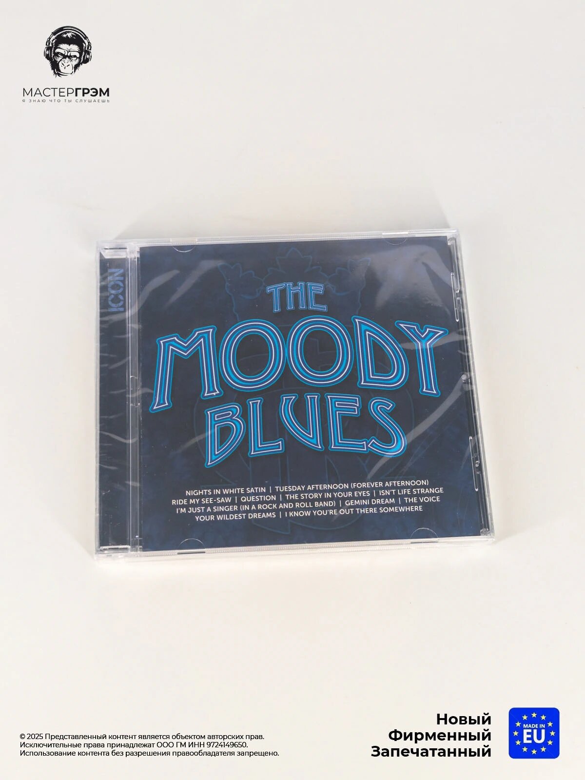 CD диск The Moody Blues - Icon (CD) 2011, Jewel Case