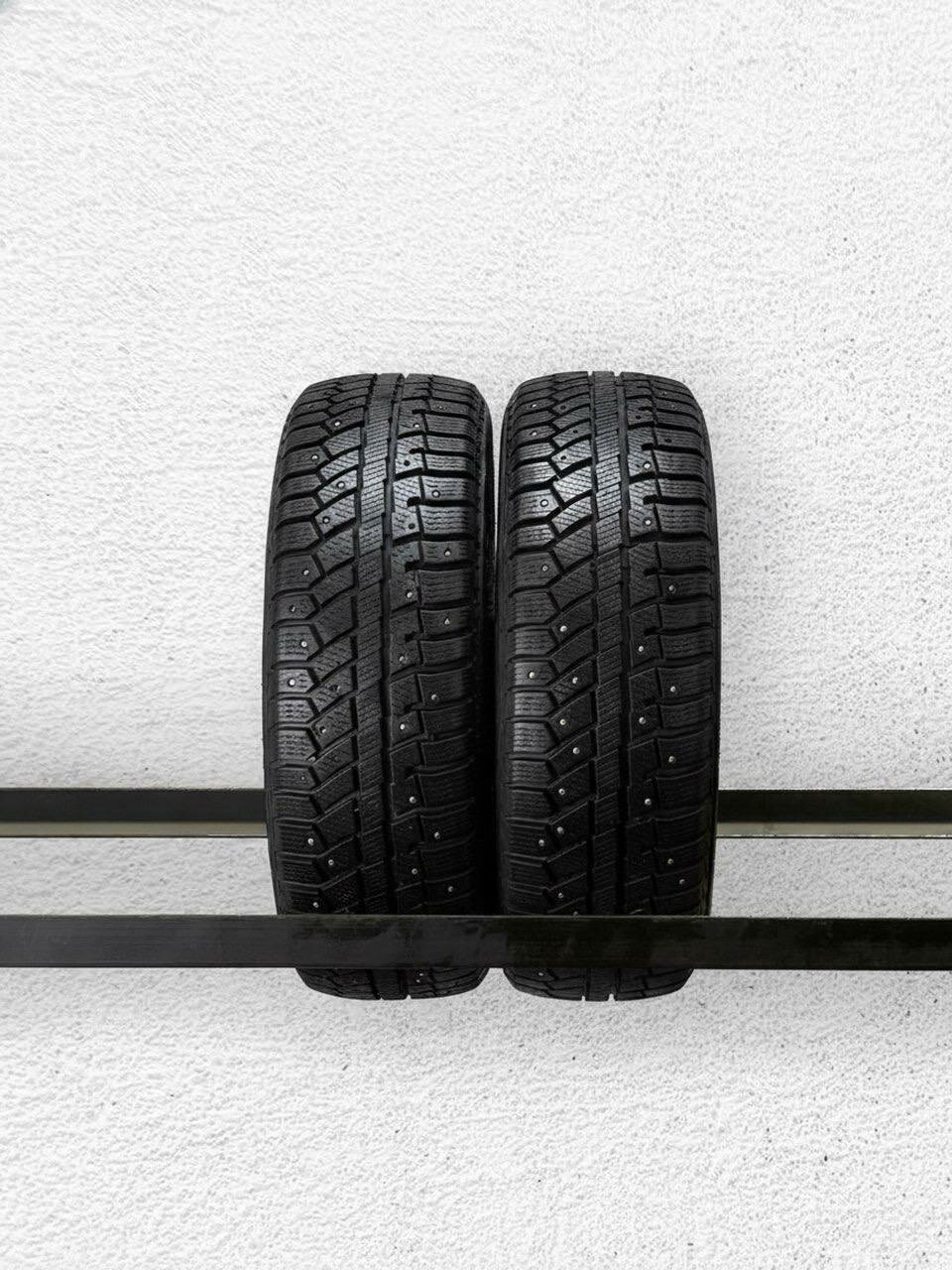 Комплект (2 шт) зимних БУ шин шипованные Cordiant polar 2 185/65 R14 20.0% износ PT0009861 TSB050547