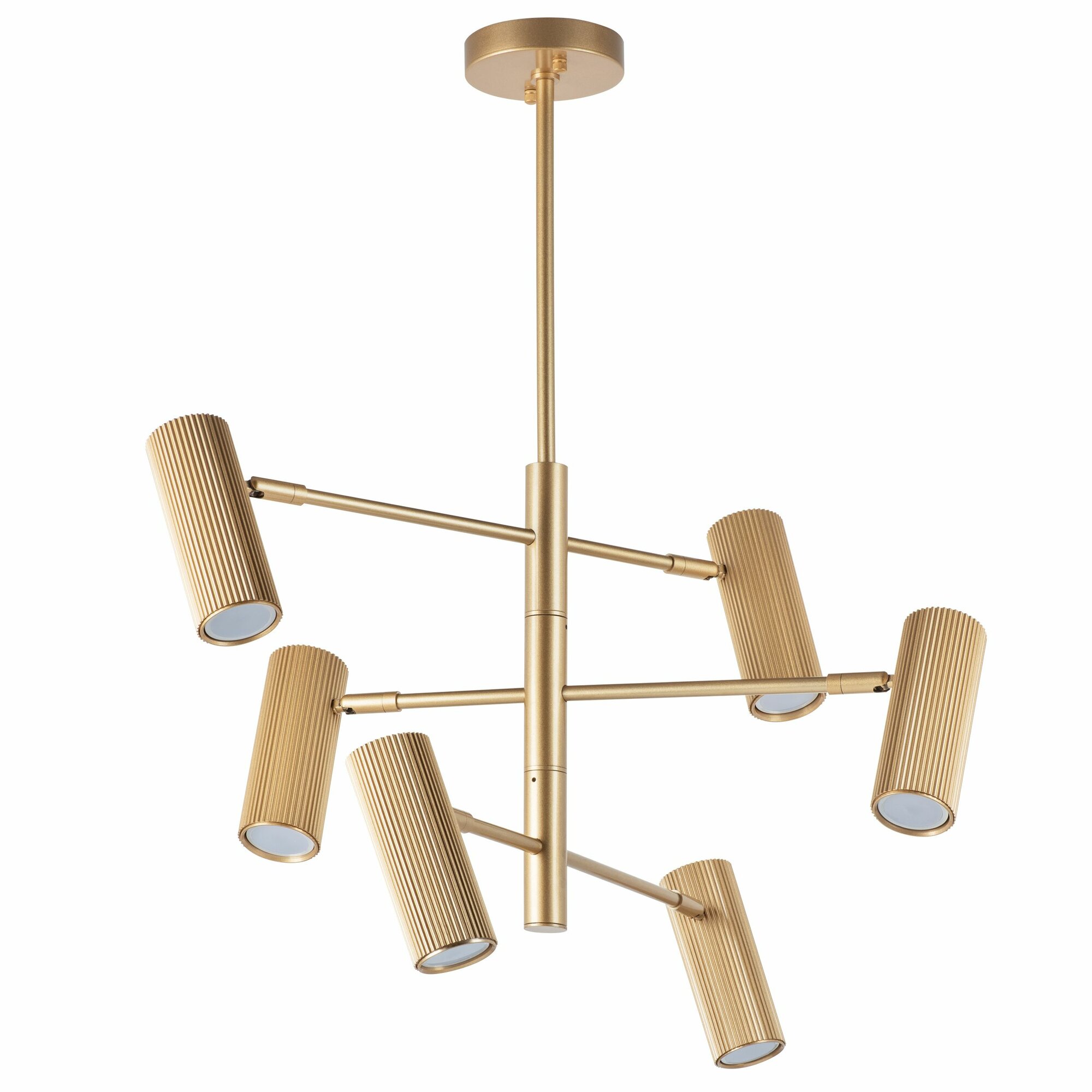 Люстра подвесная Lightstar ROMA 6х28W GU10 (led) CHAMPAGNE GOLD, 718263