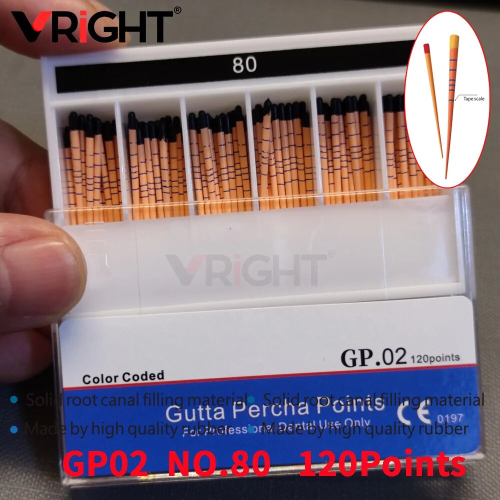 Gutta Percha Points GP02 NO.80 120points
